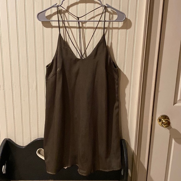 Reverse | Dresses | Military Green Slip Dress | Poshmark